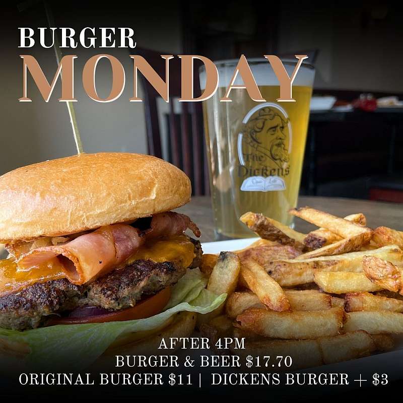 Daily Features - The Dickens Pub - Downtown Burlington, Ontario